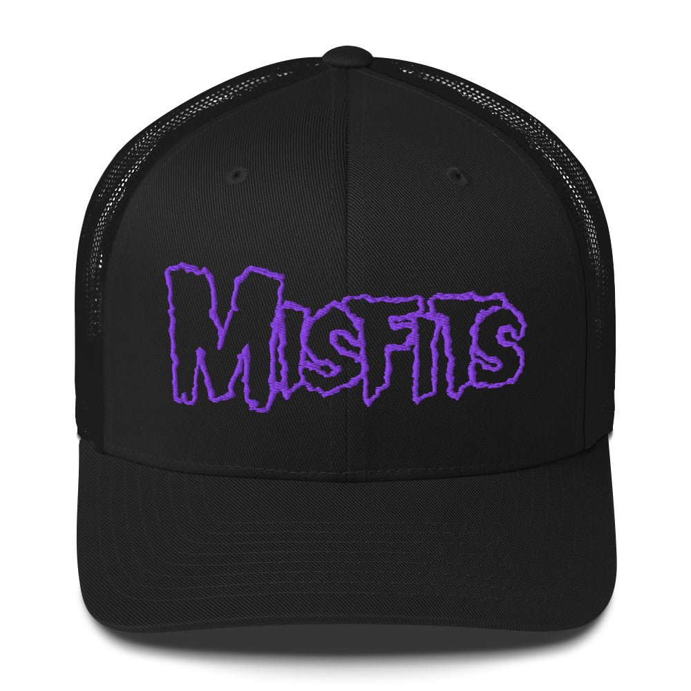 Misfits - Purple Drip Logo Trucker HD Embroidered Hat – HYPER iCONiC.