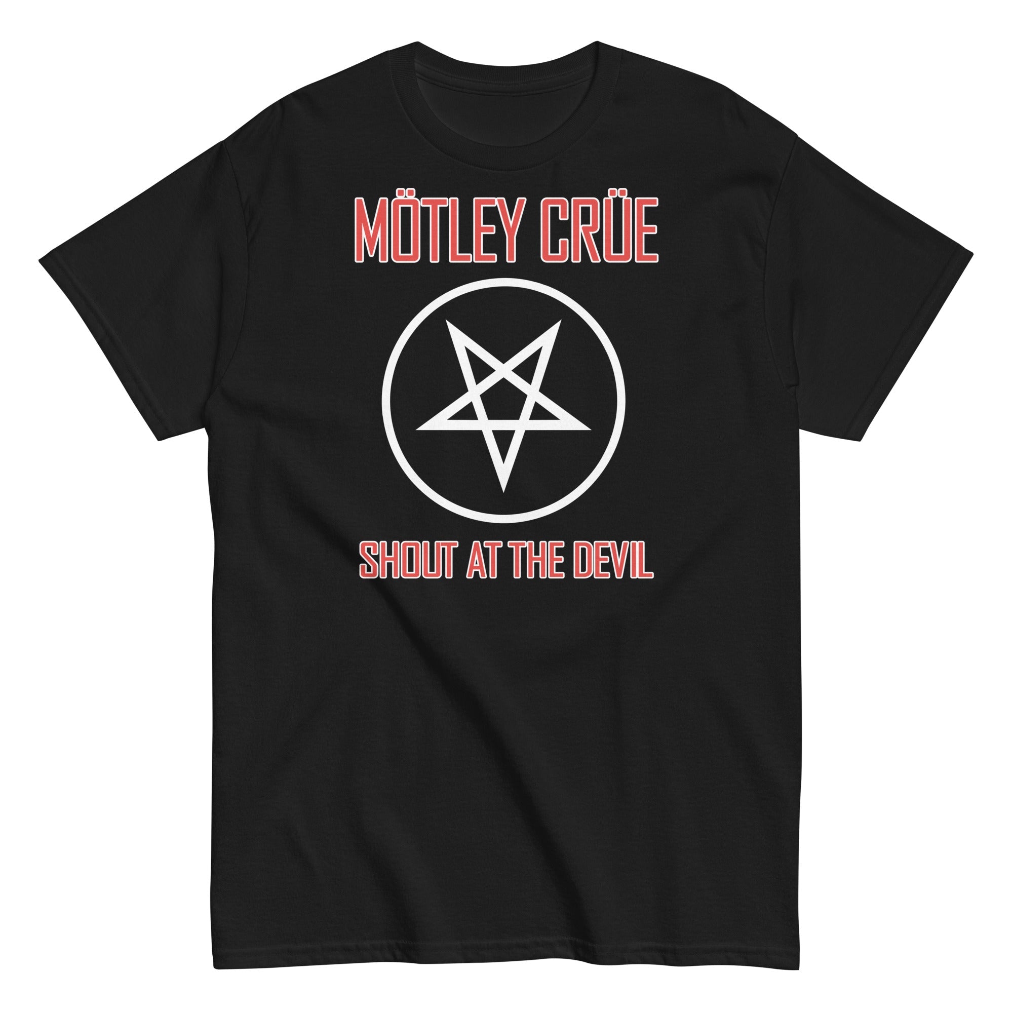Motley Crue - Pentagram Shout T-Shirt – HYPER iCONiC.