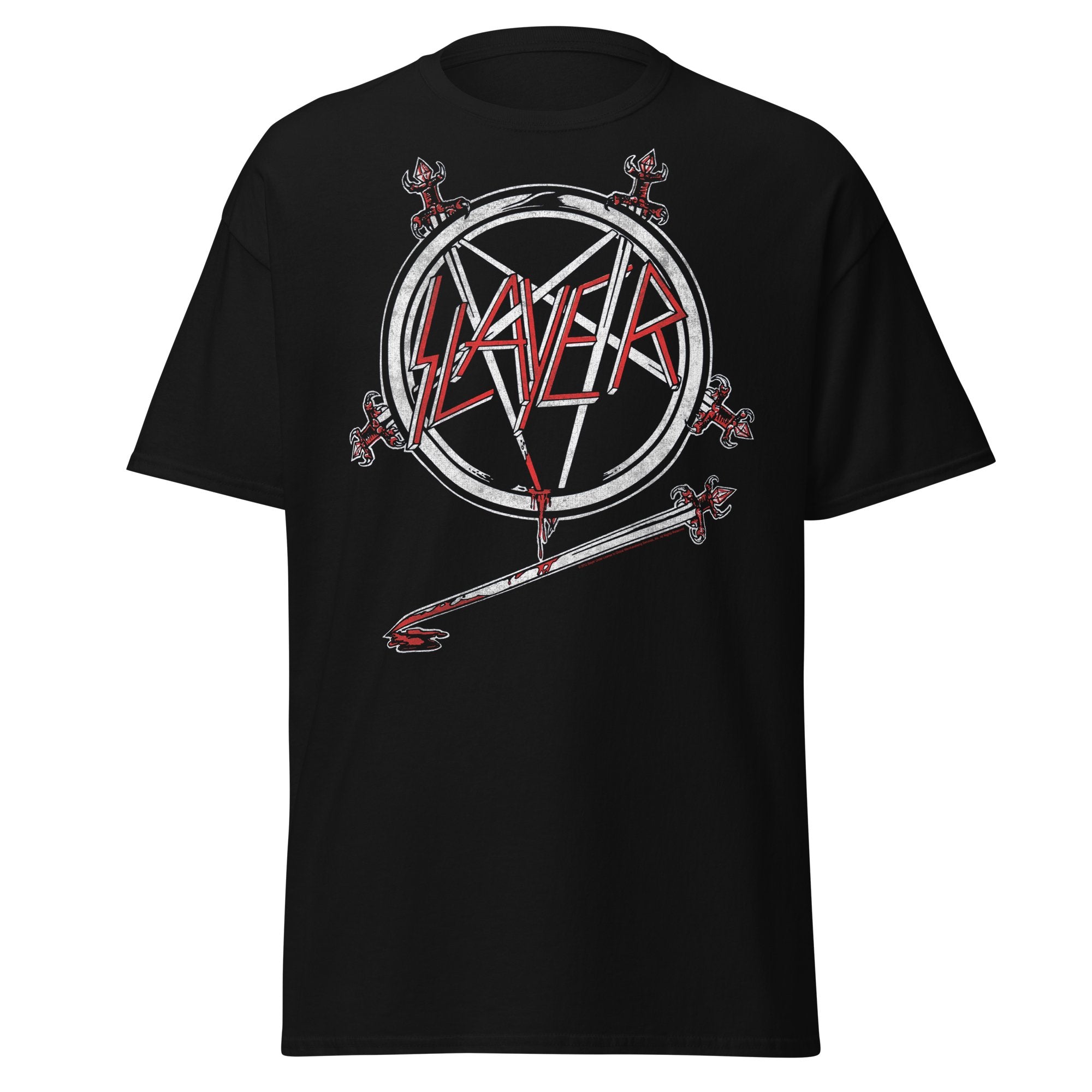 Slayer Sword Logo Jumbo Print T-shirt – HYPER iCONiC.