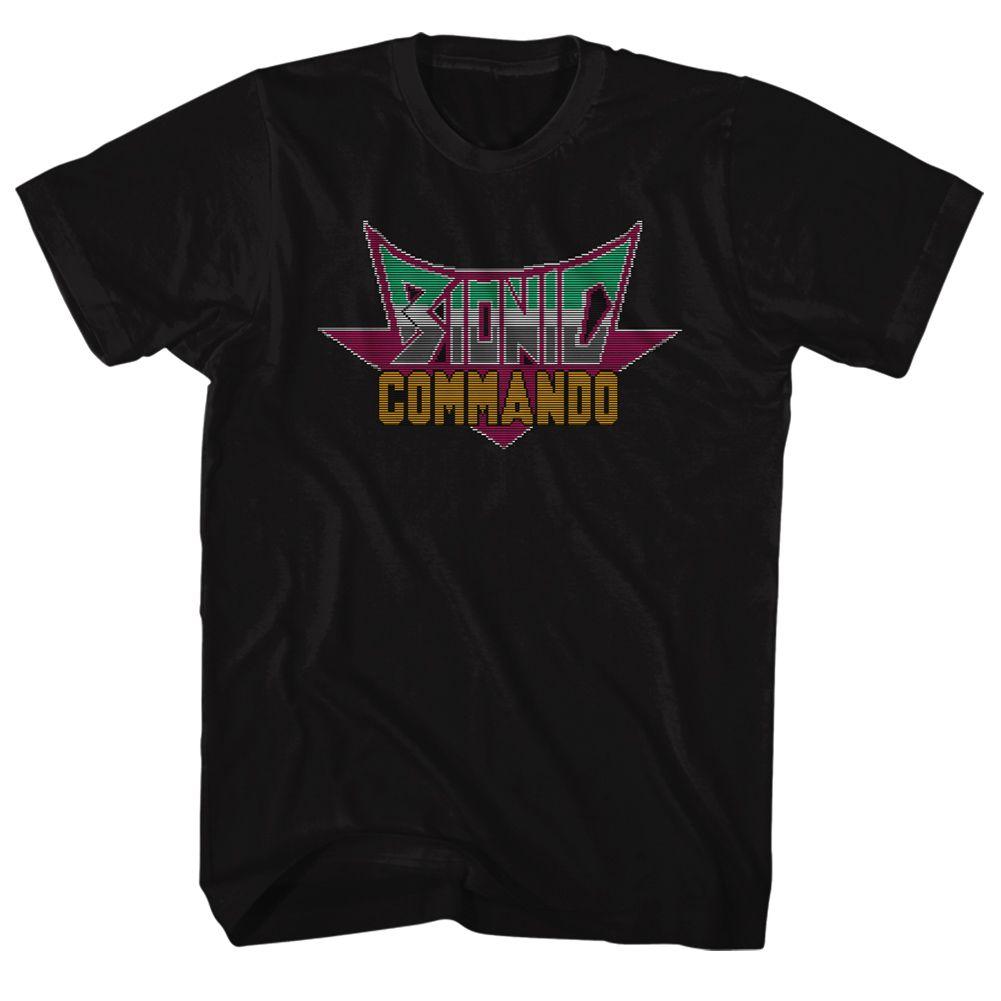 Bionic Commando - Pixel Logo T-Shirt – HYPER iCONiC.
