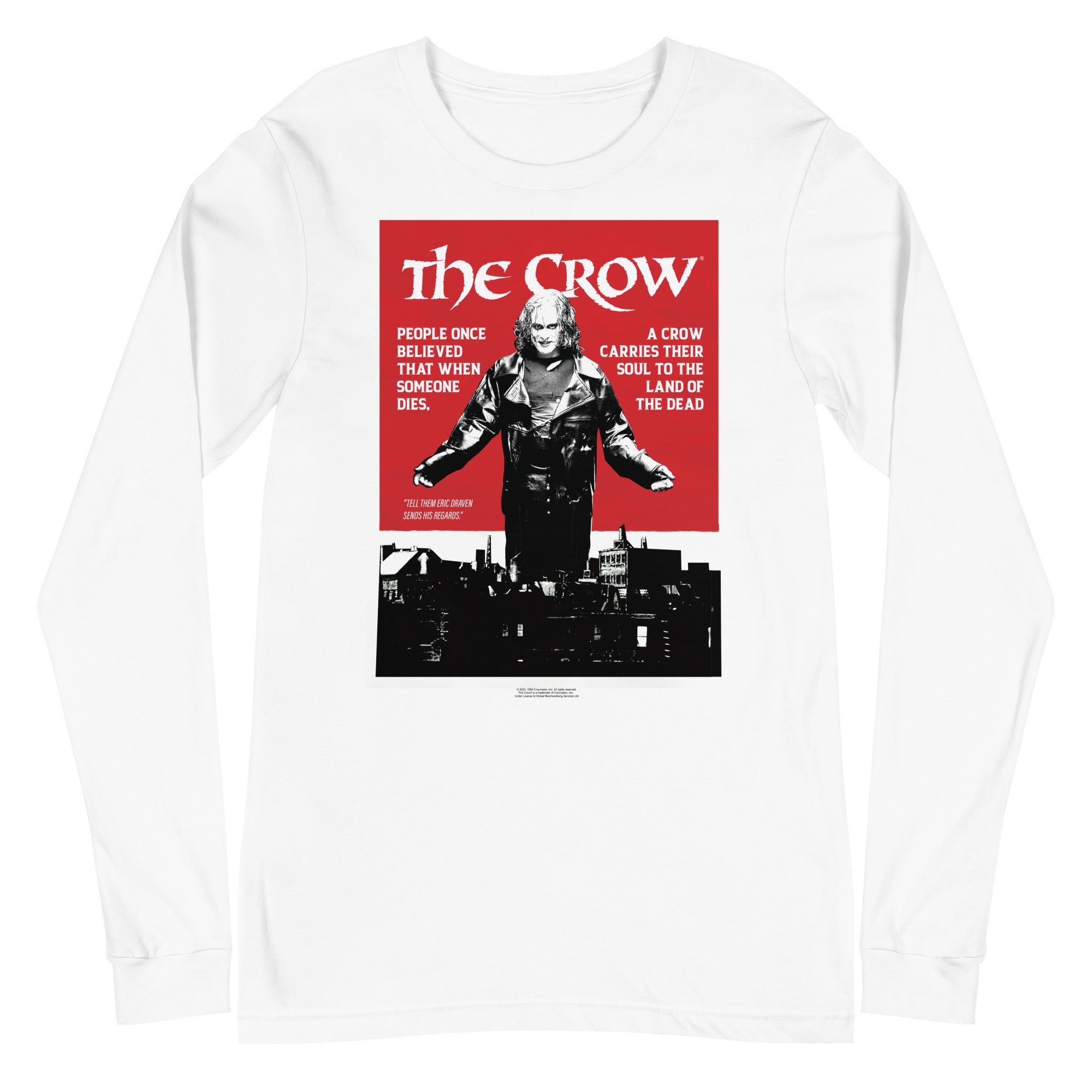 The Crow - Movie Poster Long Sleeve T-Shirt – HYPER iCONiC.