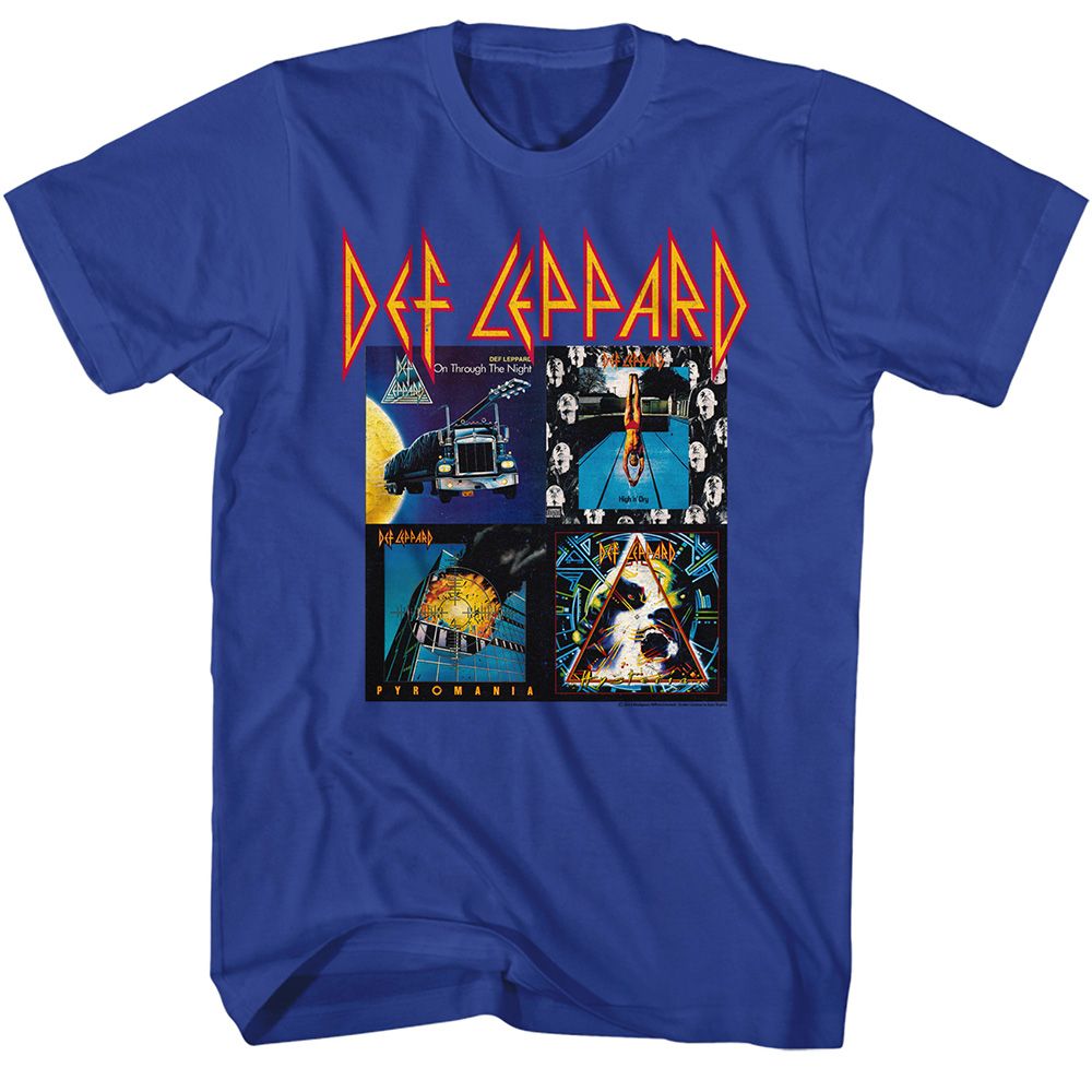 Def Leppard - Quad Album T-Shirt – HYPER iCONiC.