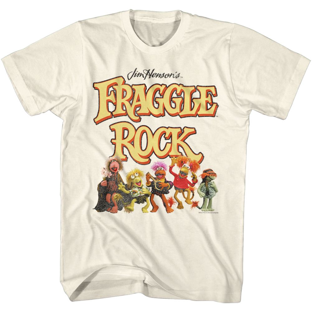 Fraggle Rock - Fraggies And Logo Boyfriend Tee – HYPER iCONiC.