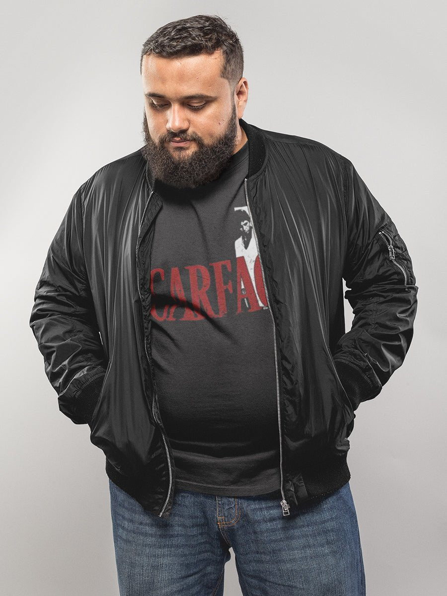 SCARFACE - POSTER BIG AND TALL T-SHIRT – HYPER iCONiC.