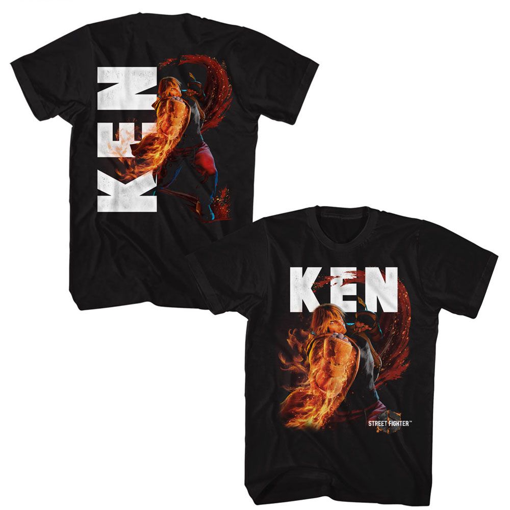 Street Fighter - Ken Character T-Shirt – HYPER iCONiC.