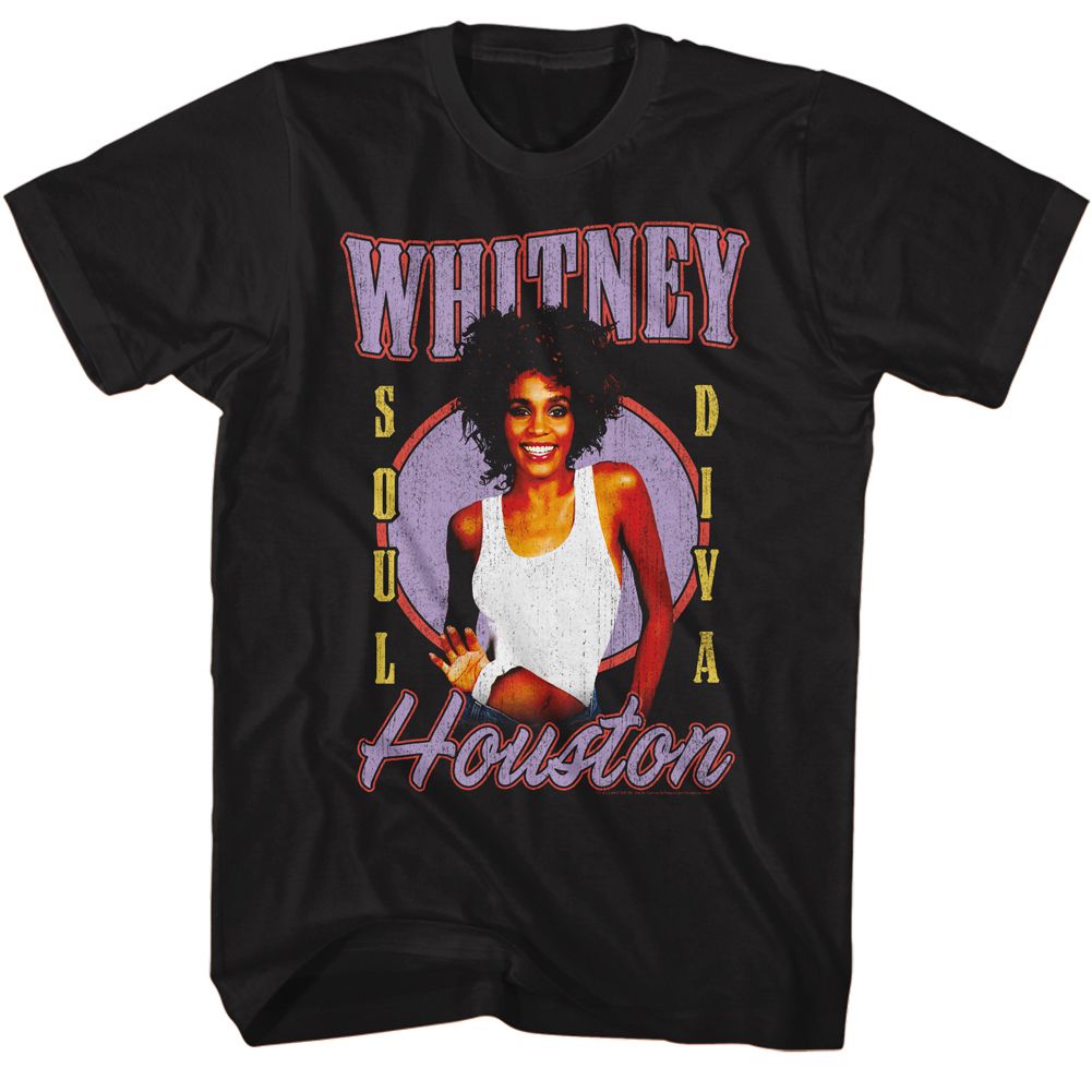 Whitney Houston - Soul Diva Boyfriend Tee – HYPER iCONiC.